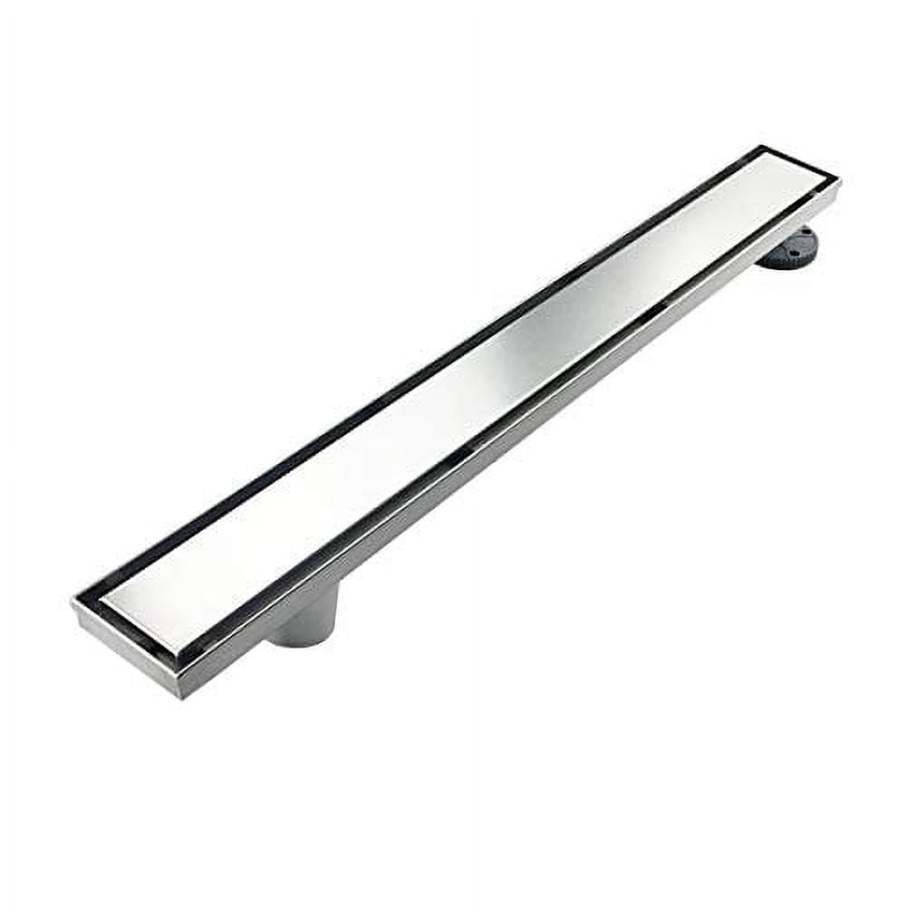 Neodrain 24-Inch Side Outlet Linear Shower Drain with Tile insert Grate ...