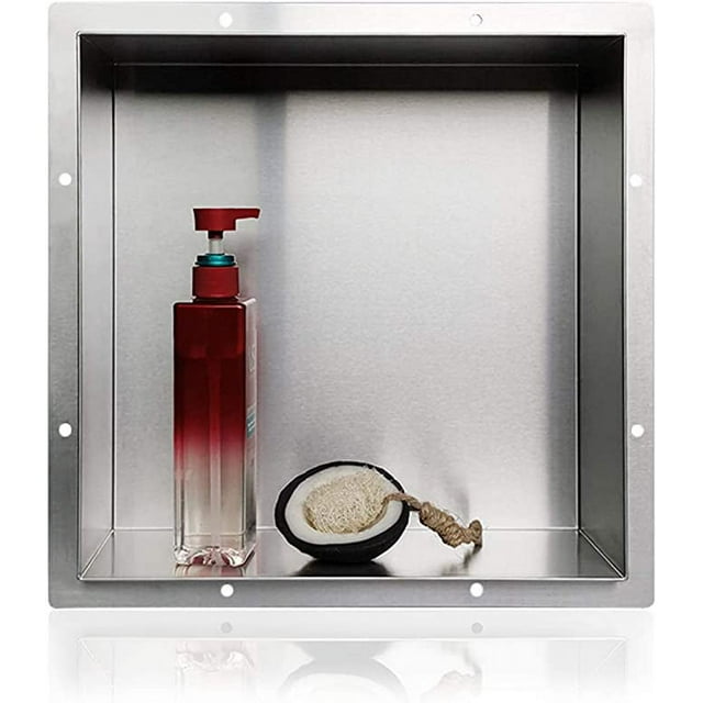Neodrain Shower Niche, Stainless Steel Shower Wall Niche, Insert ...