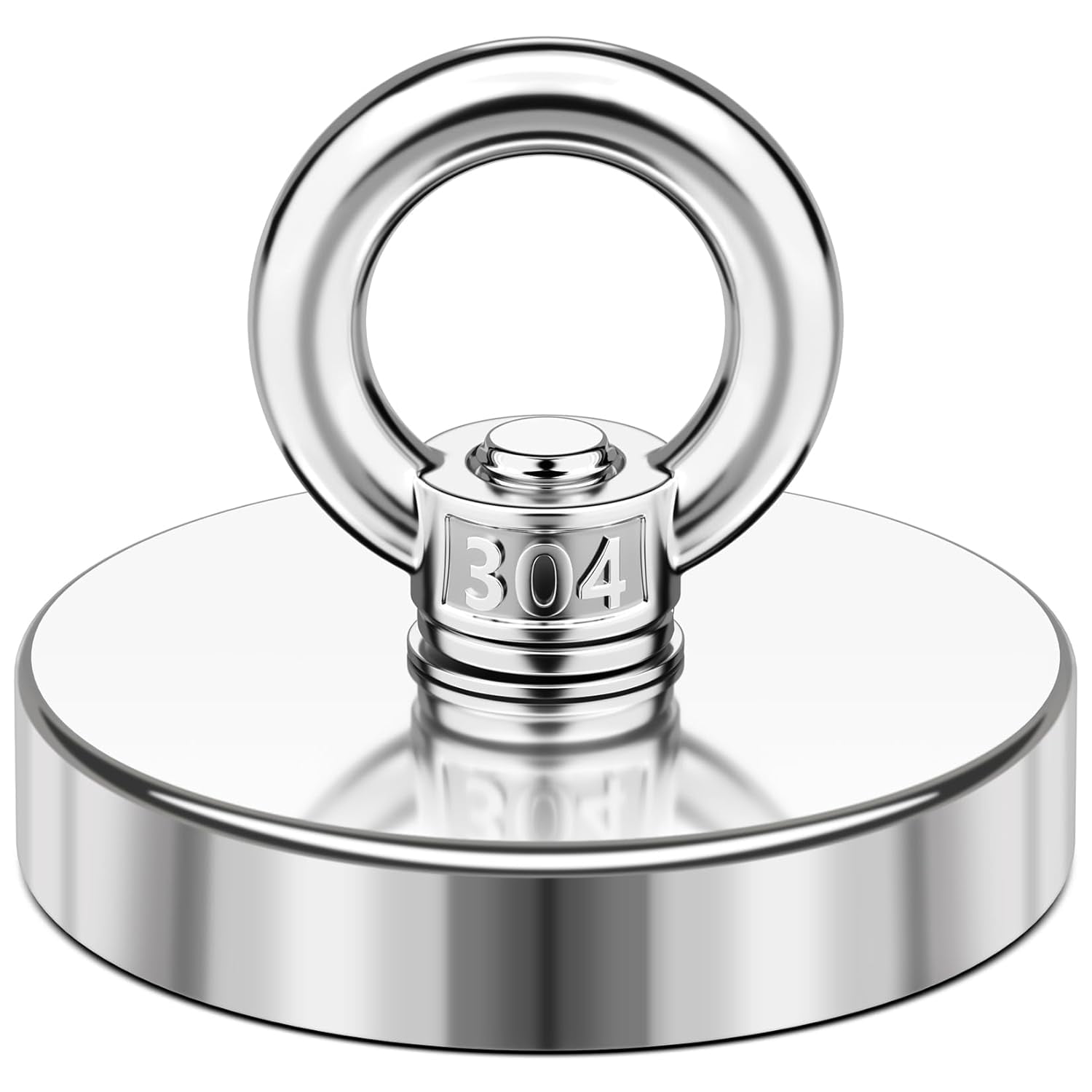 Neodymium Fishing Magnet, 350 lbs Strong Magnet Fishing, Magnetic ...