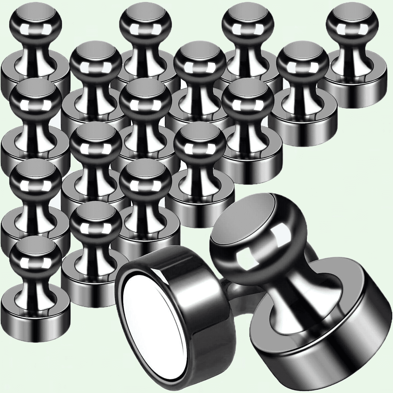 Neodymium Fridge Magnets, 36 Pack Round Strong Magnets for Refrigerator ...