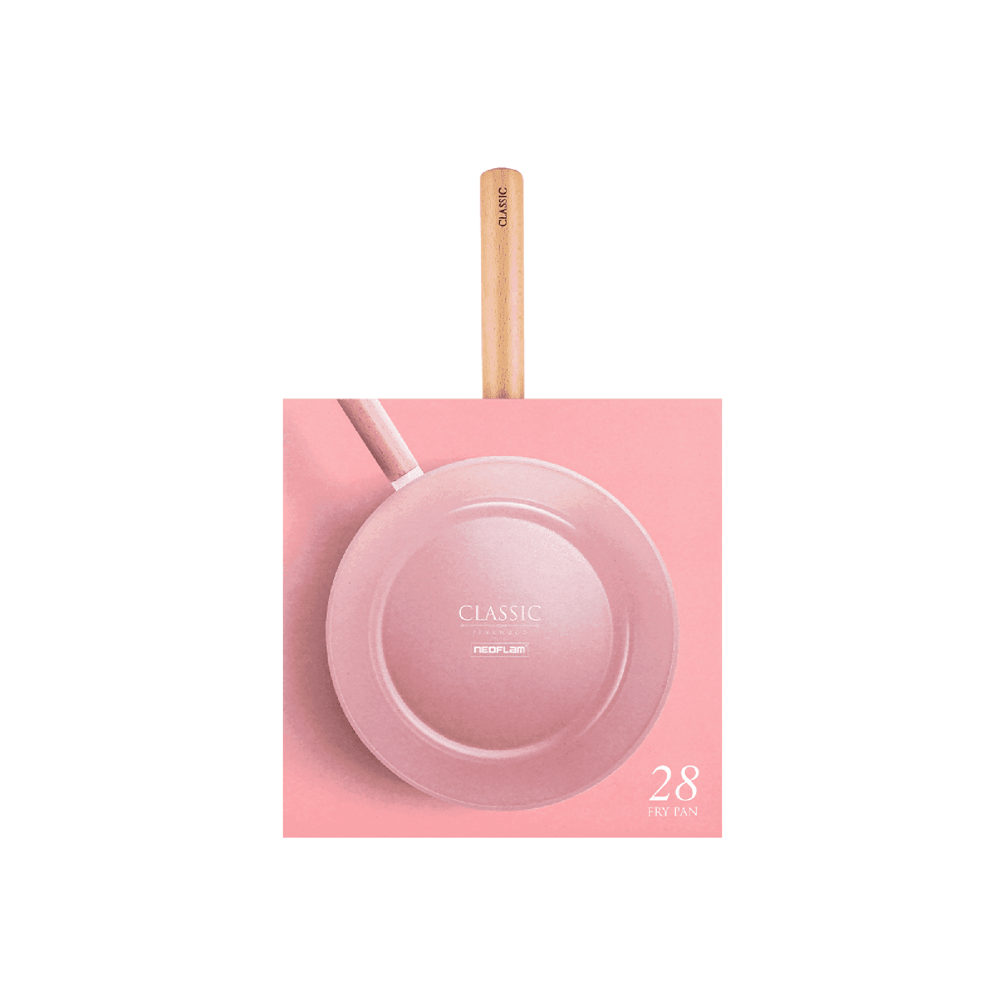 Free Shipping! Neoflam 11" Nonstick Pink Color Pan for Stove Top and ...