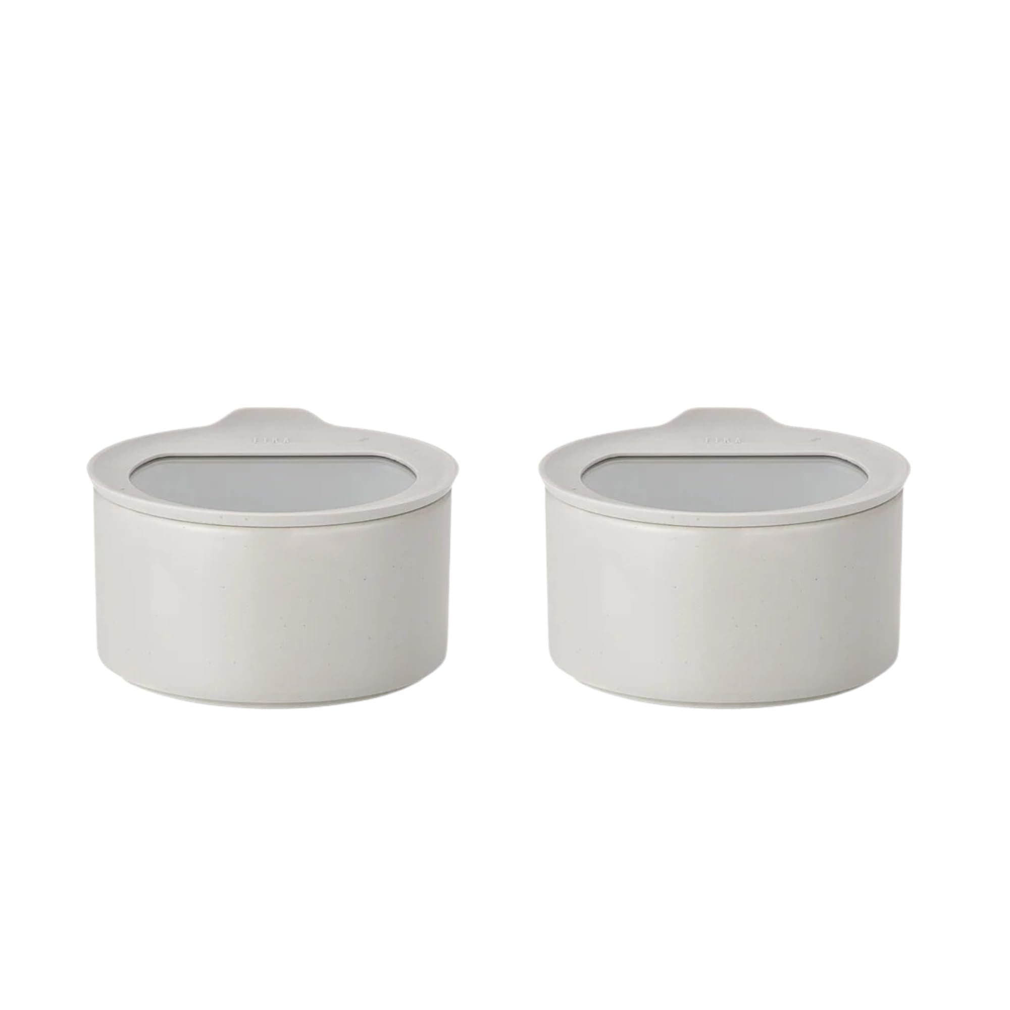 Neoflam 2 Set FIKA One Kitchen Porcelain Ceramic Food Container with ...