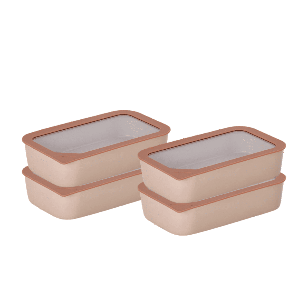 Neoflam 4 Set FIKA One Kitchen Porcelain Ceramic Food Container with ...