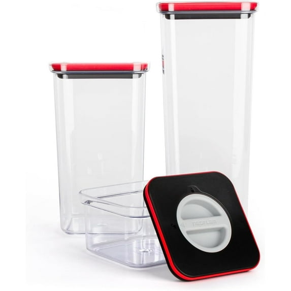 Neoflam Airtight Smart Seal Food Storage Container (Set of 3) | Modular ...