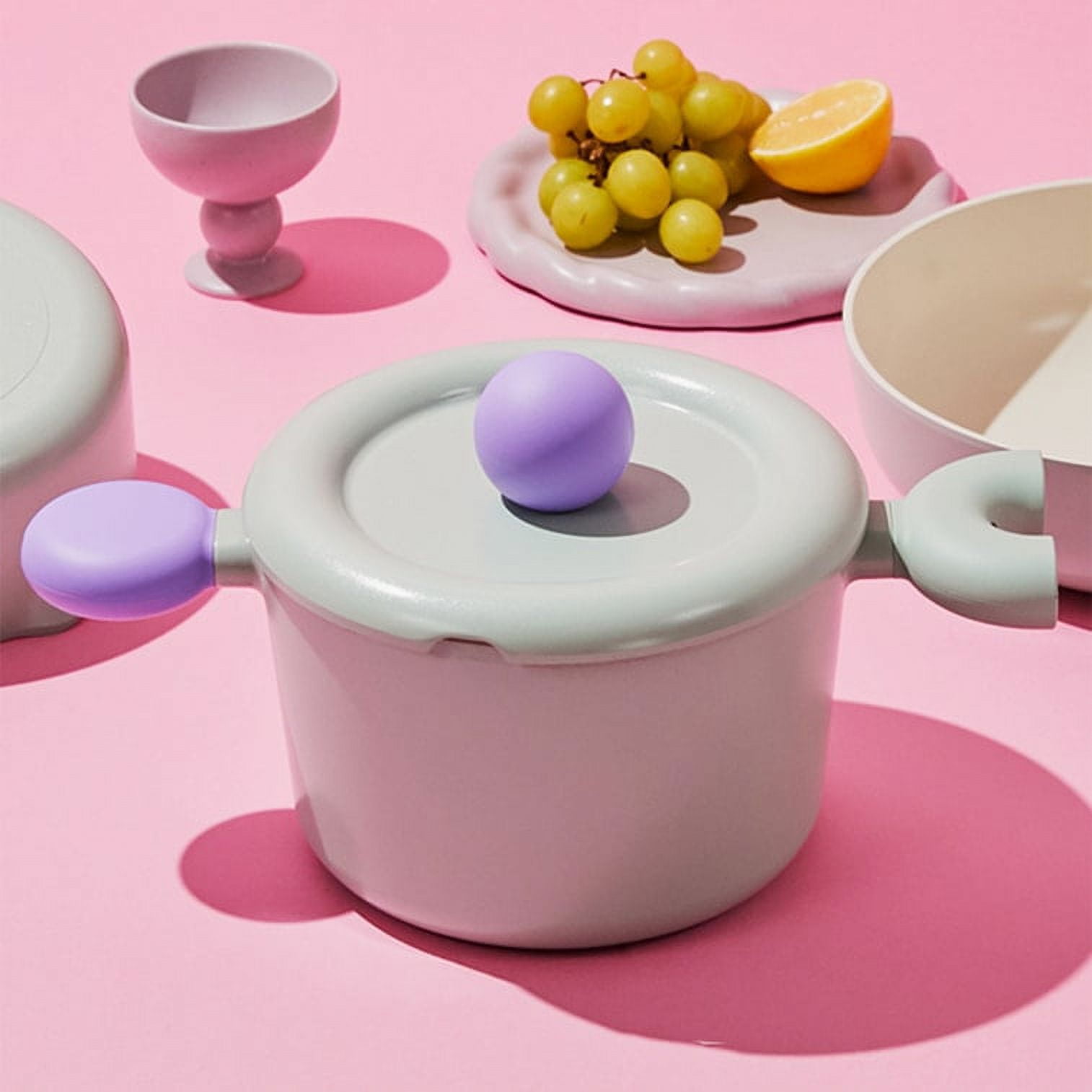 Neoflam Better Finger 7" Ceramic Casserole Dish, Non-Stick Ceramic ...