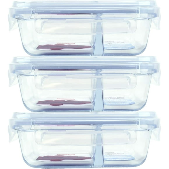 Divided Glass Container