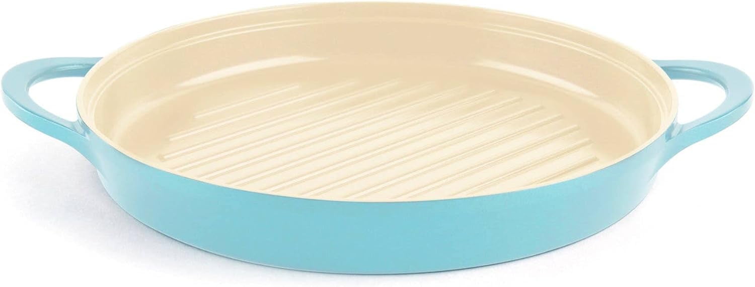 Neoflam Retro Mint 10" BBQ Grill Pan | Dishwasher & Oven Safe | Made in ...