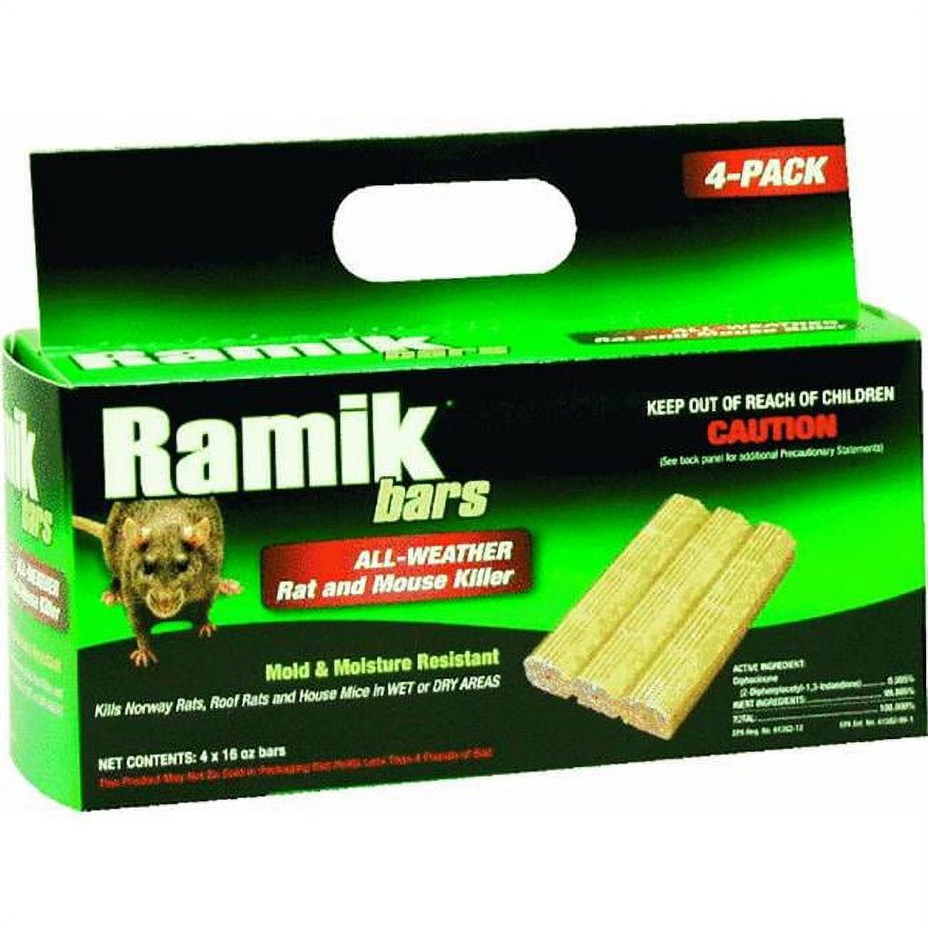 Neogen Rodenticide Ramik Bars Box 4 Poun003-116334 - Walmart.com