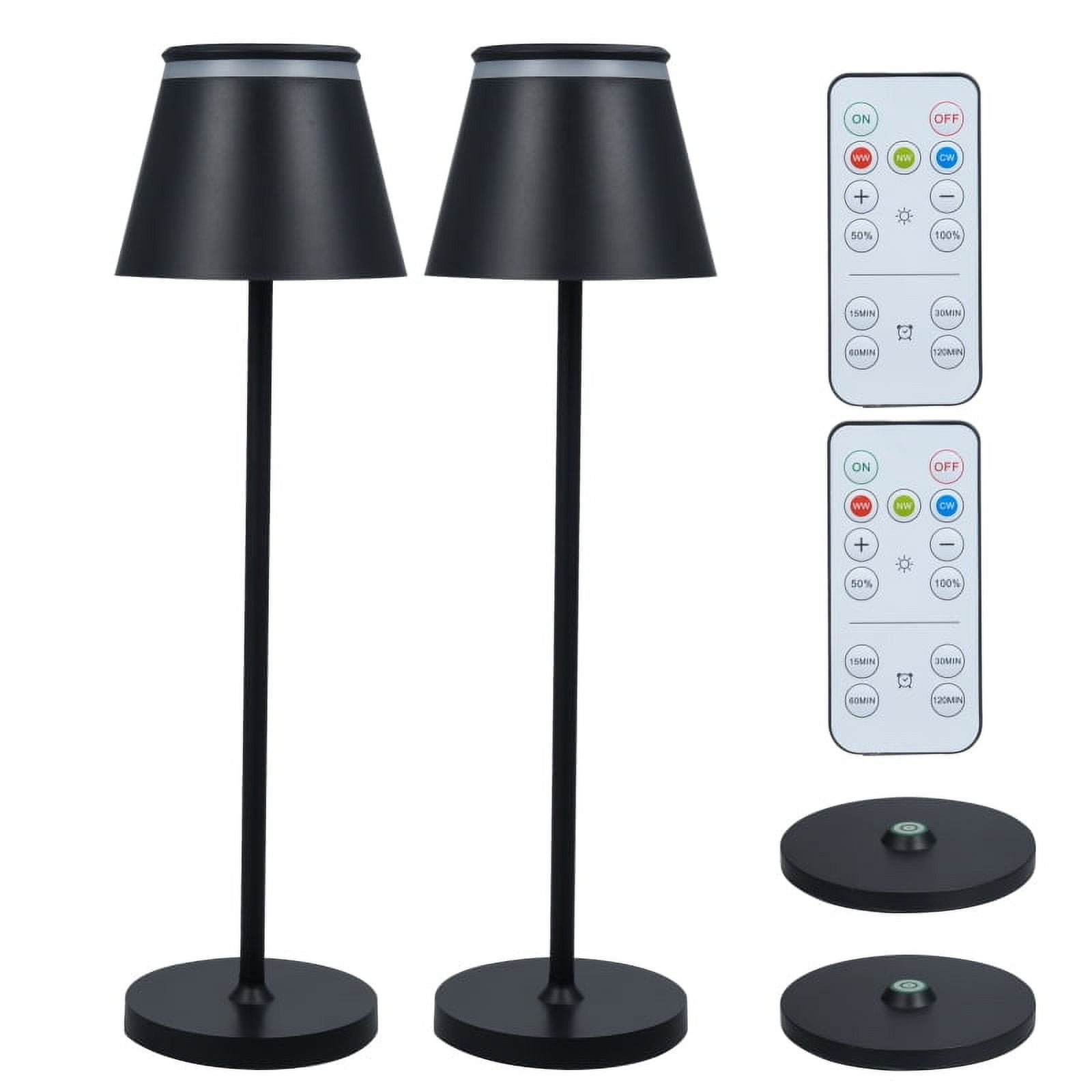 Neoglint LED Table Lamp Modern Desk Lamp Touch Control Dimmable Bedside ...