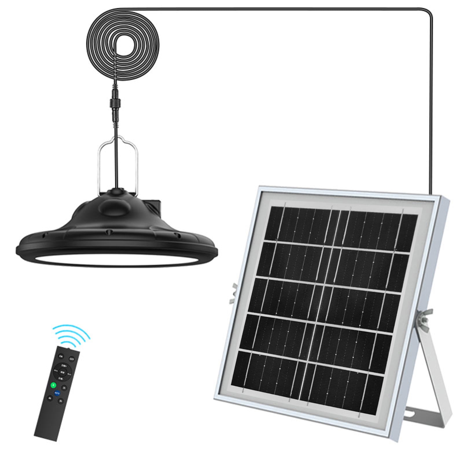 Neoglint UFO Solar Powered 100 LEDs Pendant Light Hanging Lamp with ...