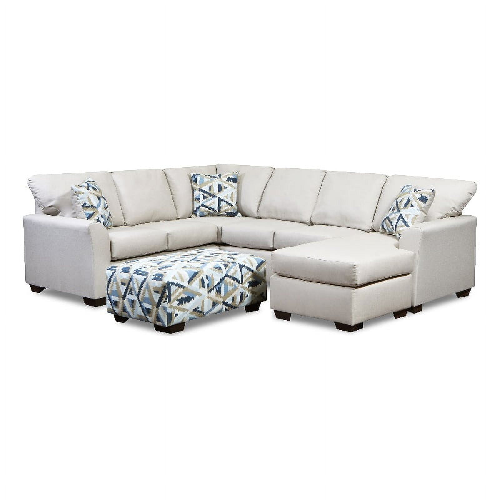 Neoliving Sophia 2-Piece Fabric Corner Sectional Set in Beige - Walmart.com