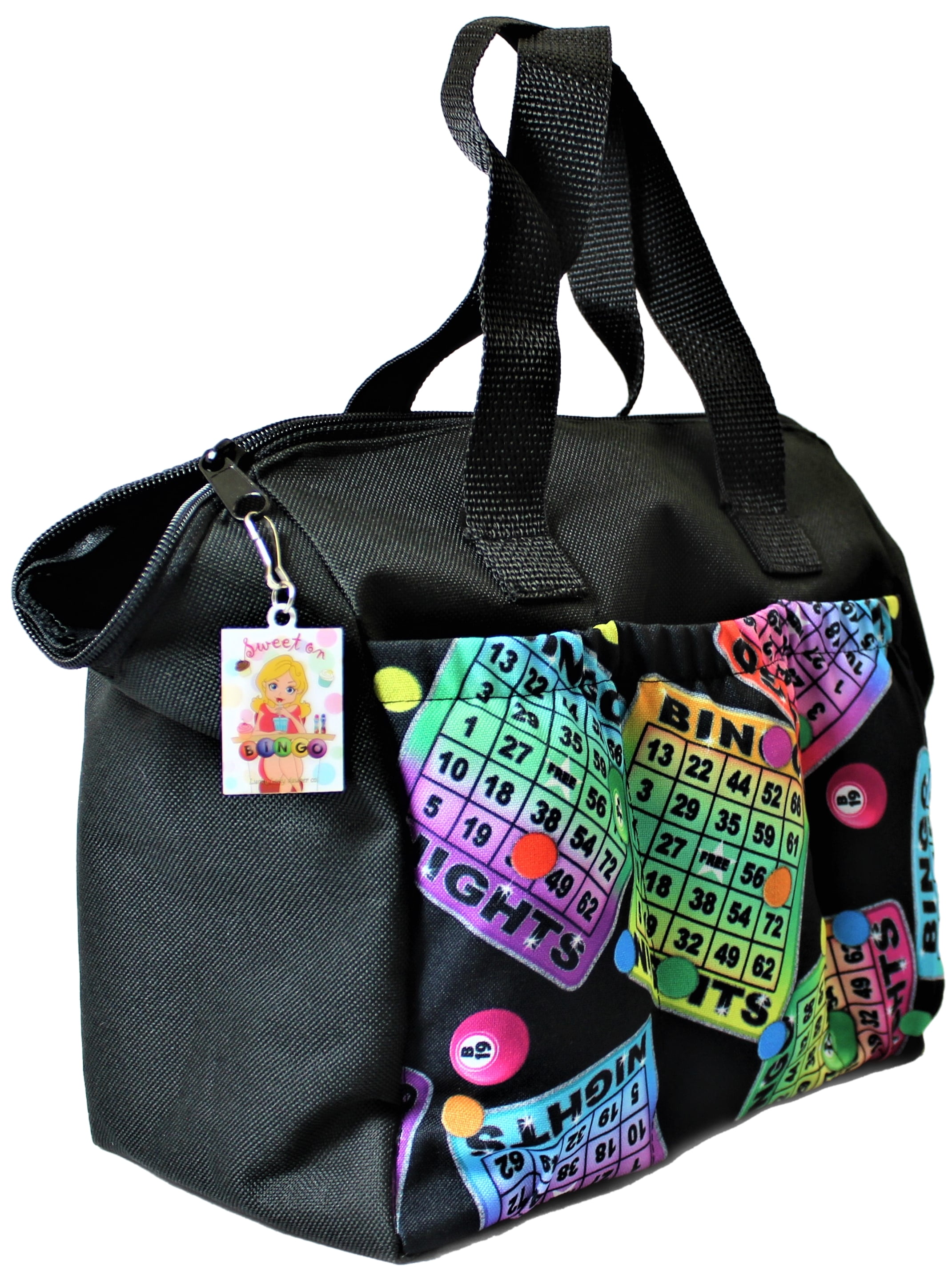 Lucky Lady Dauber Co. Neon 6 Pocket Bingo Bag with Inside Liner and ...