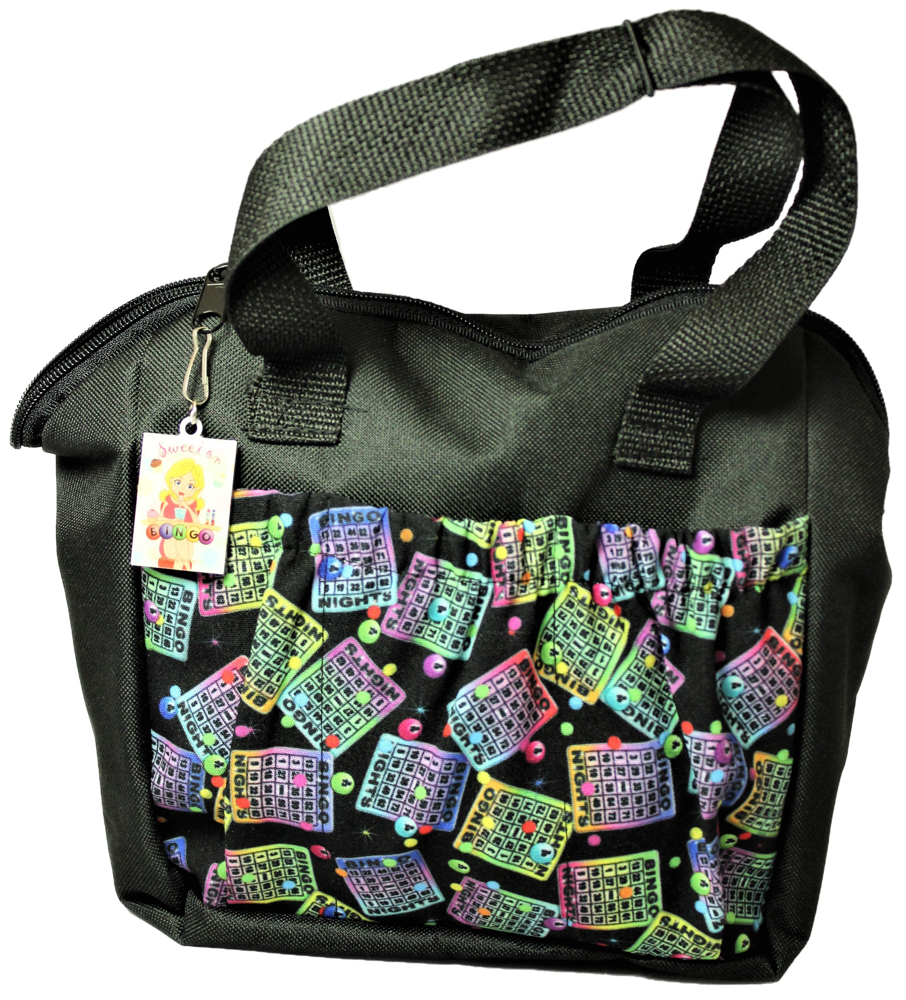 Lucky Lady Dauber Co. Neon 6 Pocket Bingo Bag with Inside Liner and ...