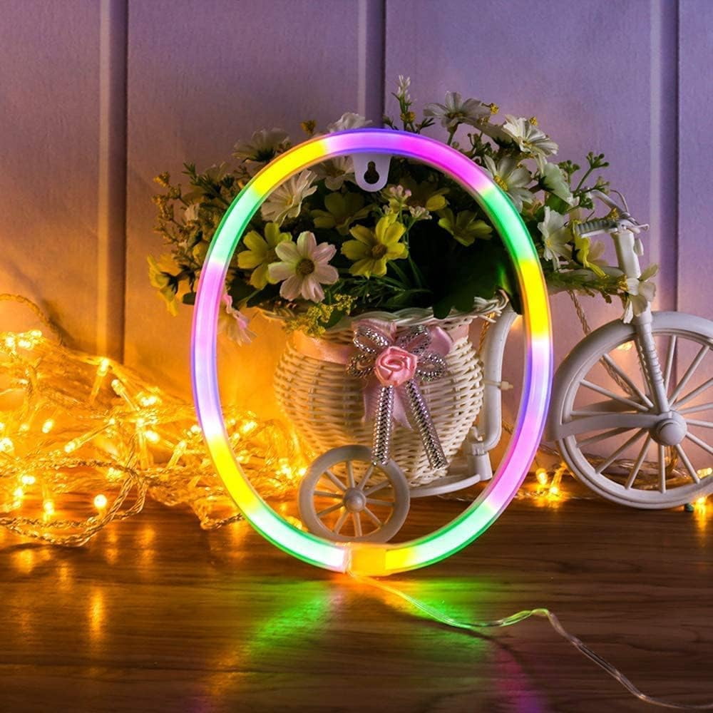 Neon Alphabet Light-colorful LED Alphabet Light- Battery & USB Powered ...