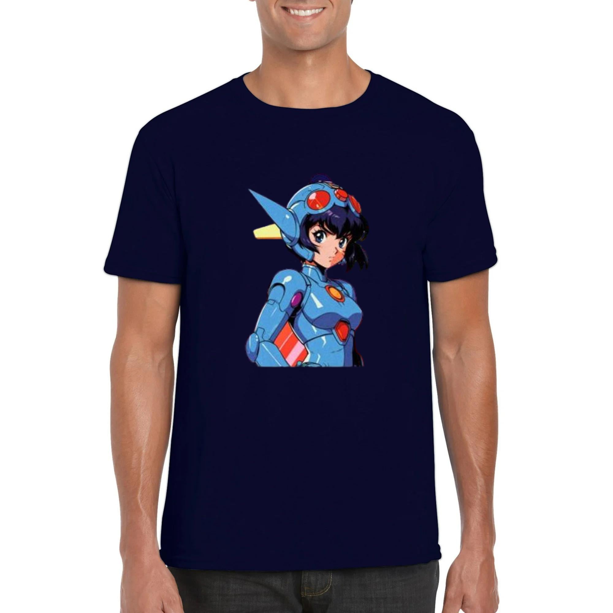 Neon Android Chronicles Retro Urban Wave Futuristic Gamer Style T-Shirt ...