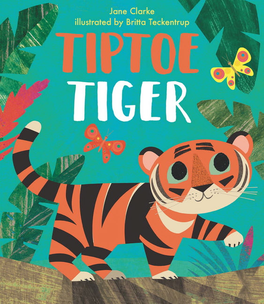 Neon Animals Picture Books Tiptoe Tiger, (Hardcover) - Walmart.com