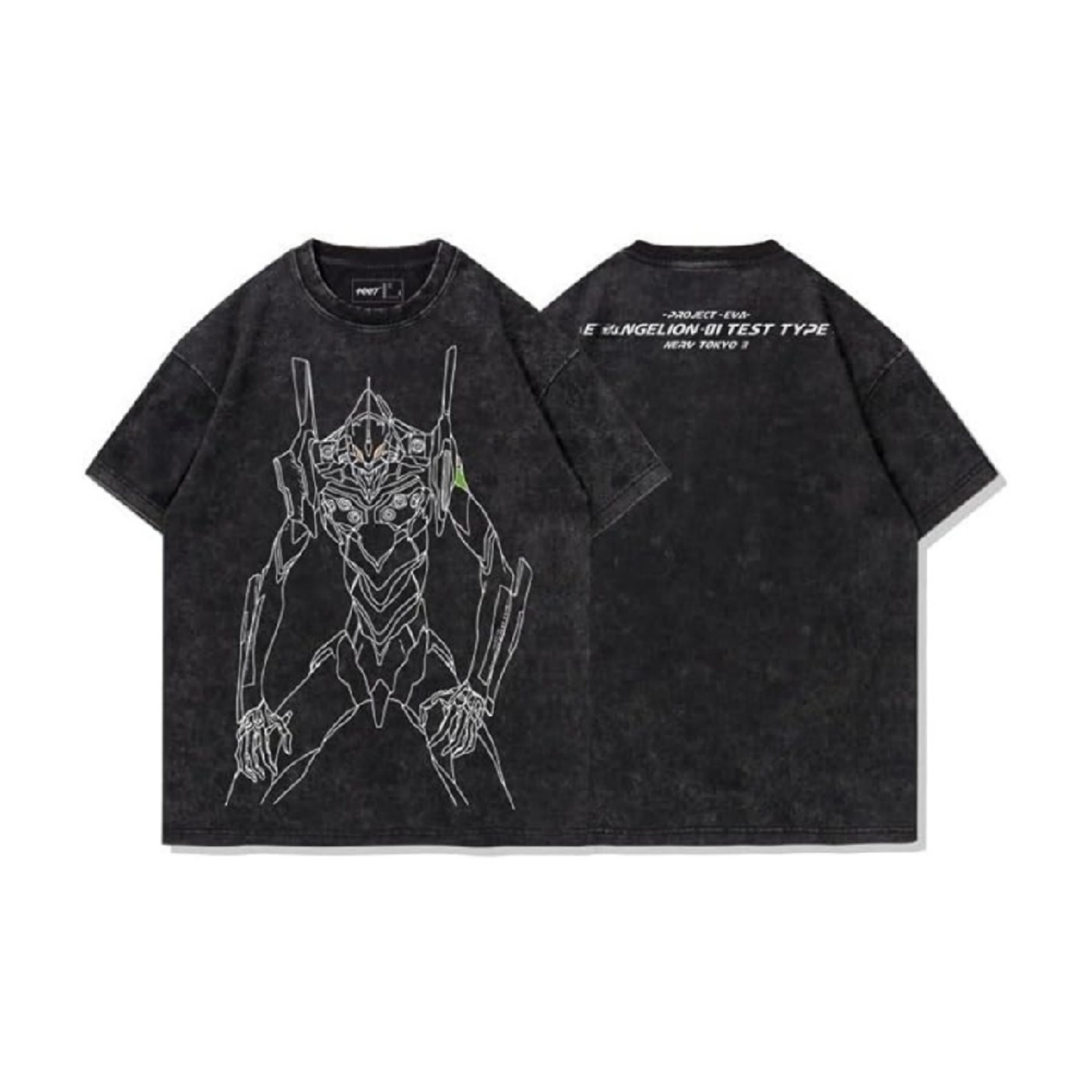 Neon Anime Genesis Evangelion T-shirt Souryuu Asuka Langley Ayanami Rei ...