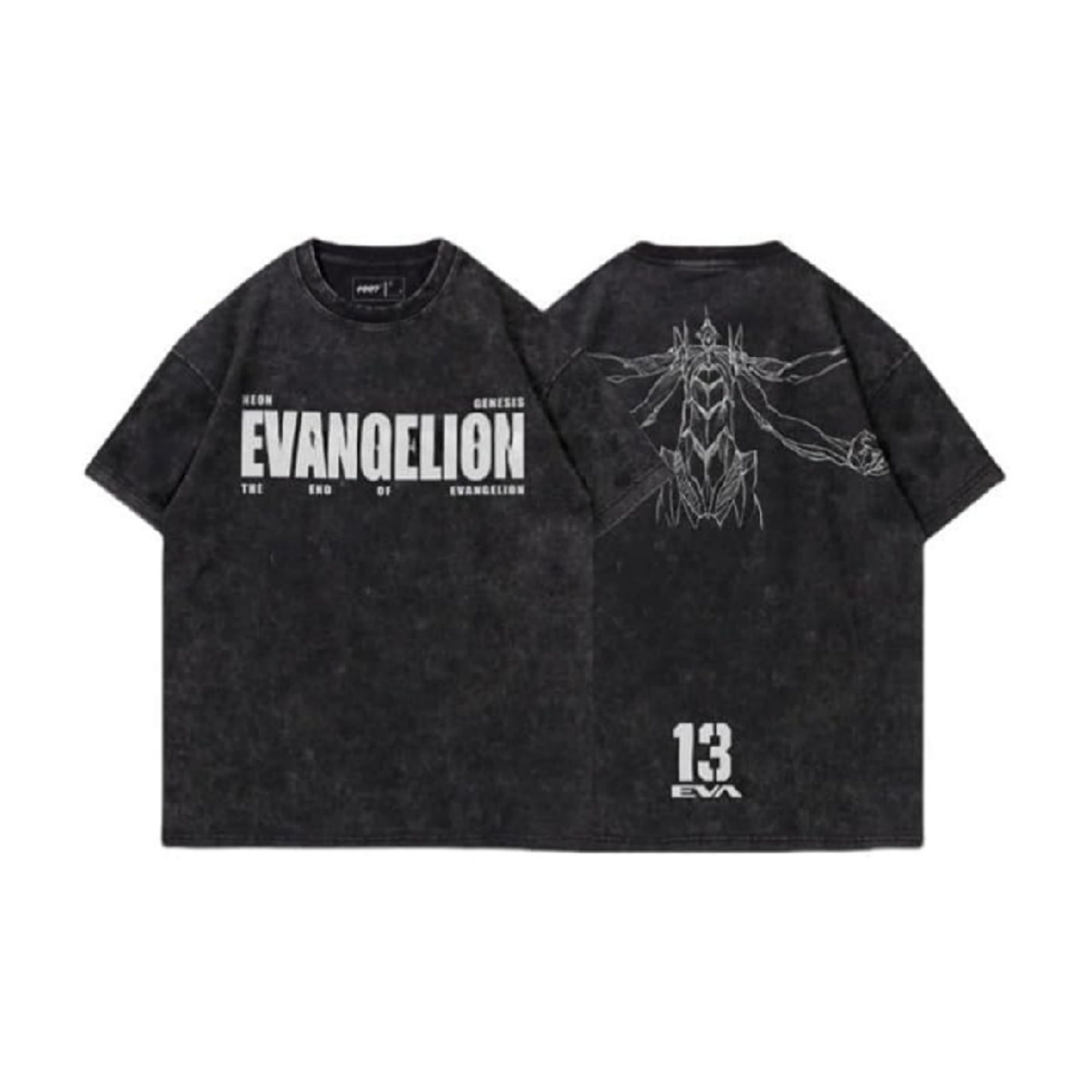 Neon Anime Genesis Evangelion T-shirt Souryuu Asuka Langley Ayanami Rei ...