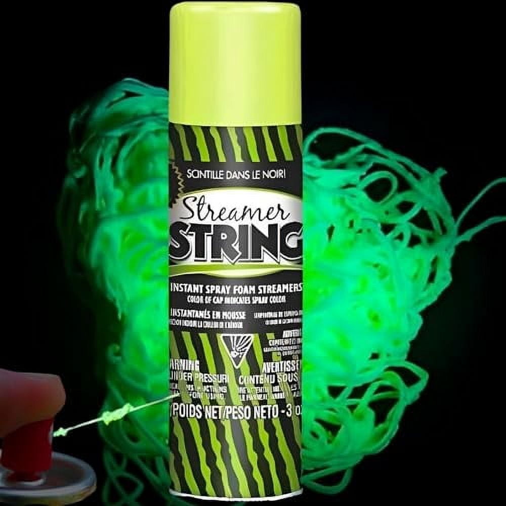 Neon Blast Glow-In-The-Dark Streamer String - 3 oz. (1 Piece) - Fun ...