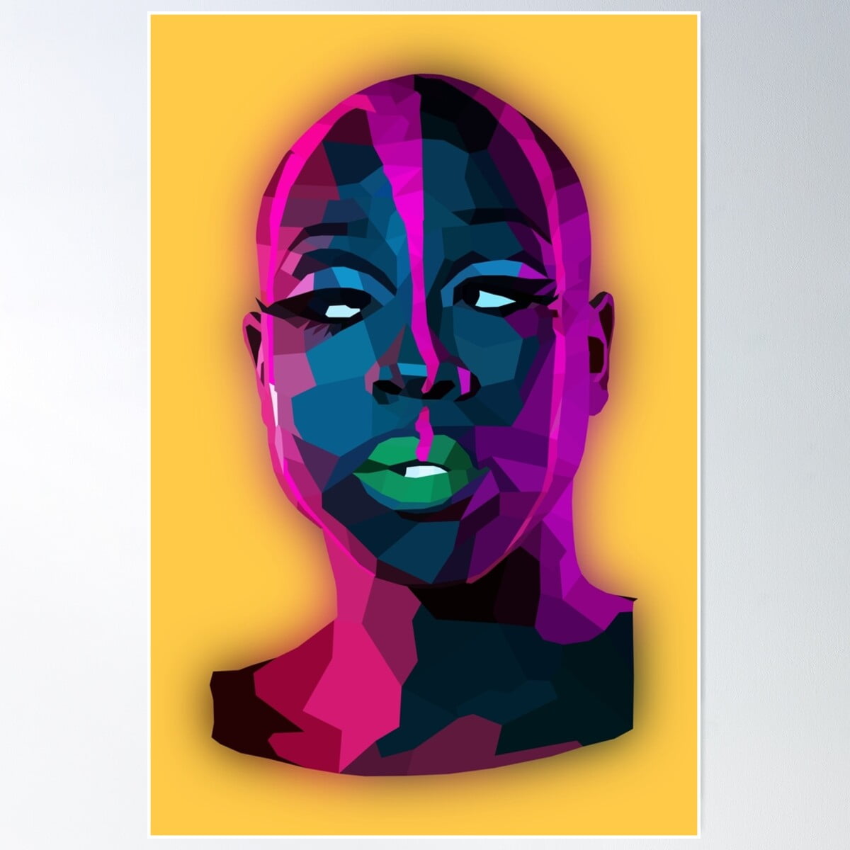 Neon Bob The Drag Queen Poster Wall Art, Modern Wall Decor For Living ...