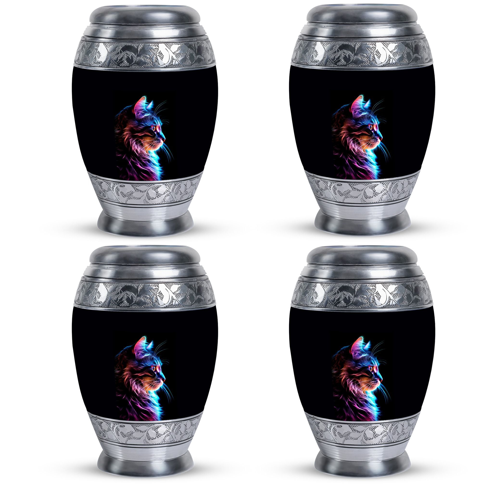 Neon Cat Cremation Keepsakes For Ashes - Mini Urns For Human Ashes ...