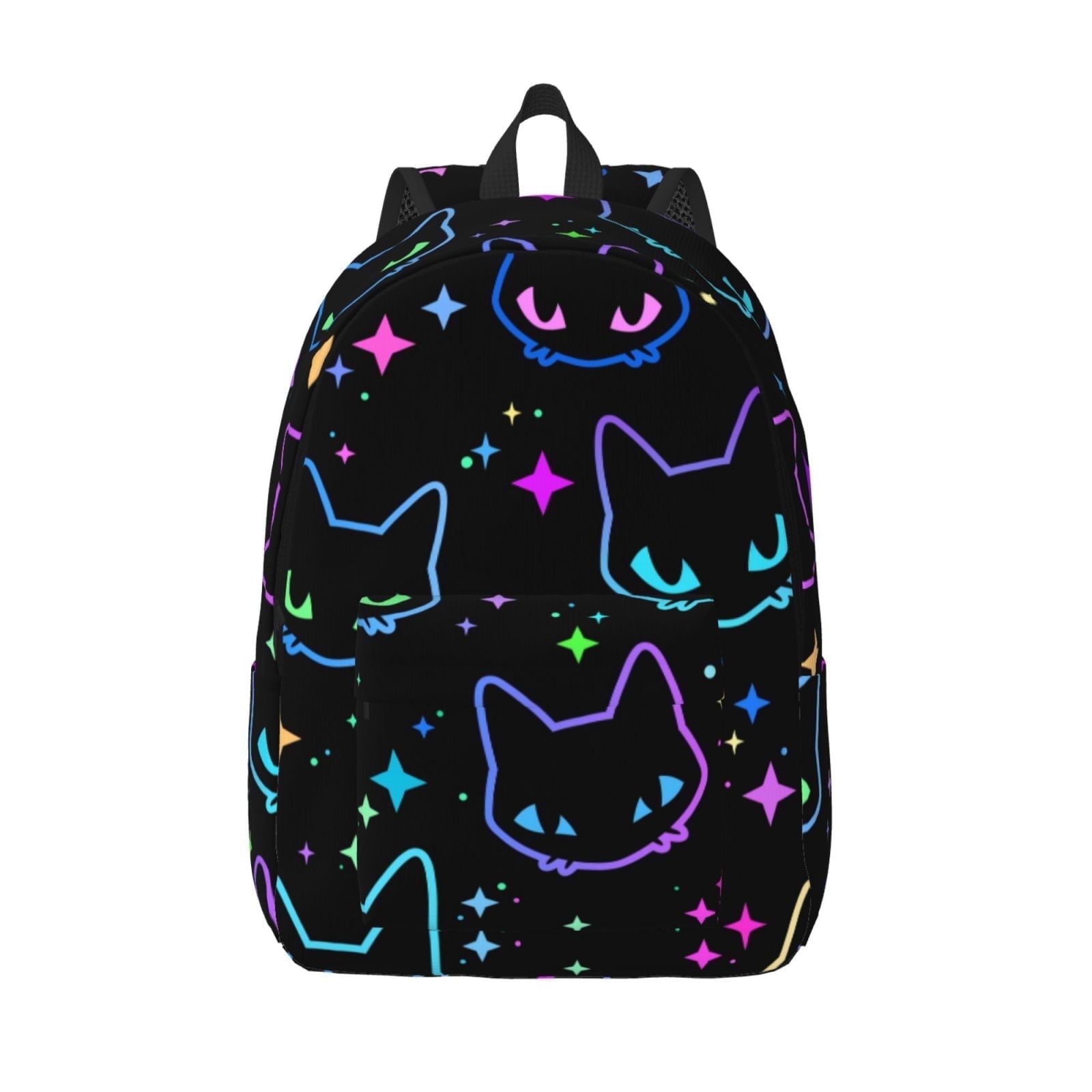 Neon Cat Heads Kids School Backpack for Boys Girls,Travel Laptop ...