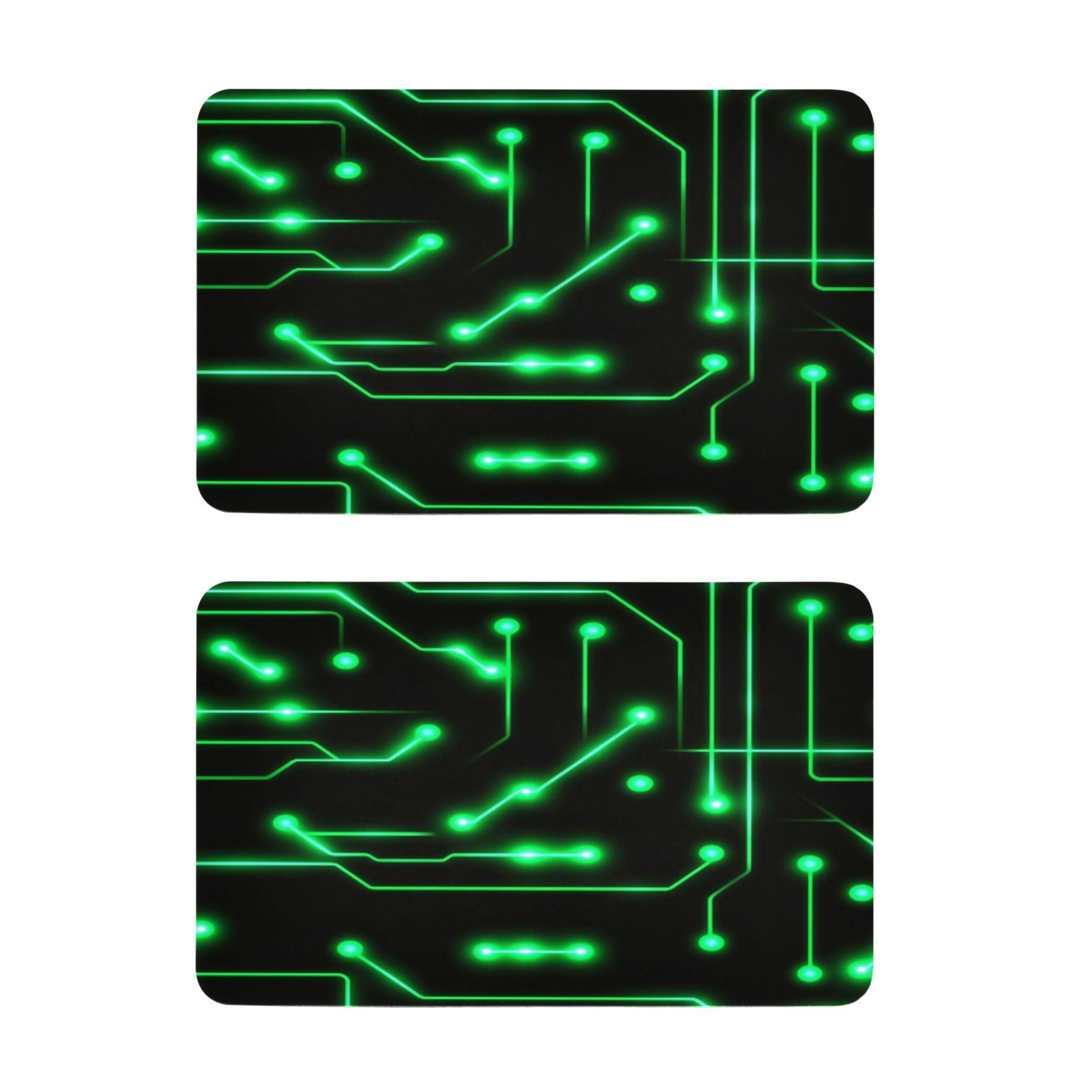 Neon Circuit Design 2 Pack 4x2.5 Inch Magnetic Stickers Thick and ...
