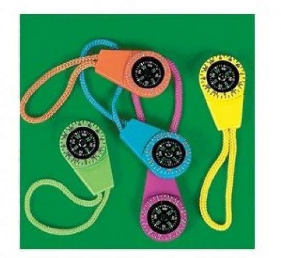 Fun Express Neon Compass On Cord – Fun Party Favor Set for Kids ...