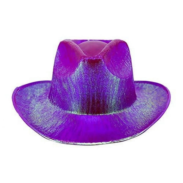 Neon Cowboy Hat, Disco Cowgirl Hat, Sparkly Glitter Space Cowboy Hat ...