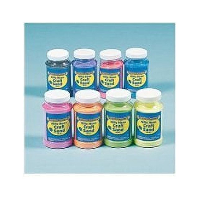 Neon Craft Sand Set, Craft Supplies, Sand & Supplies, Sand Art, 8 ...