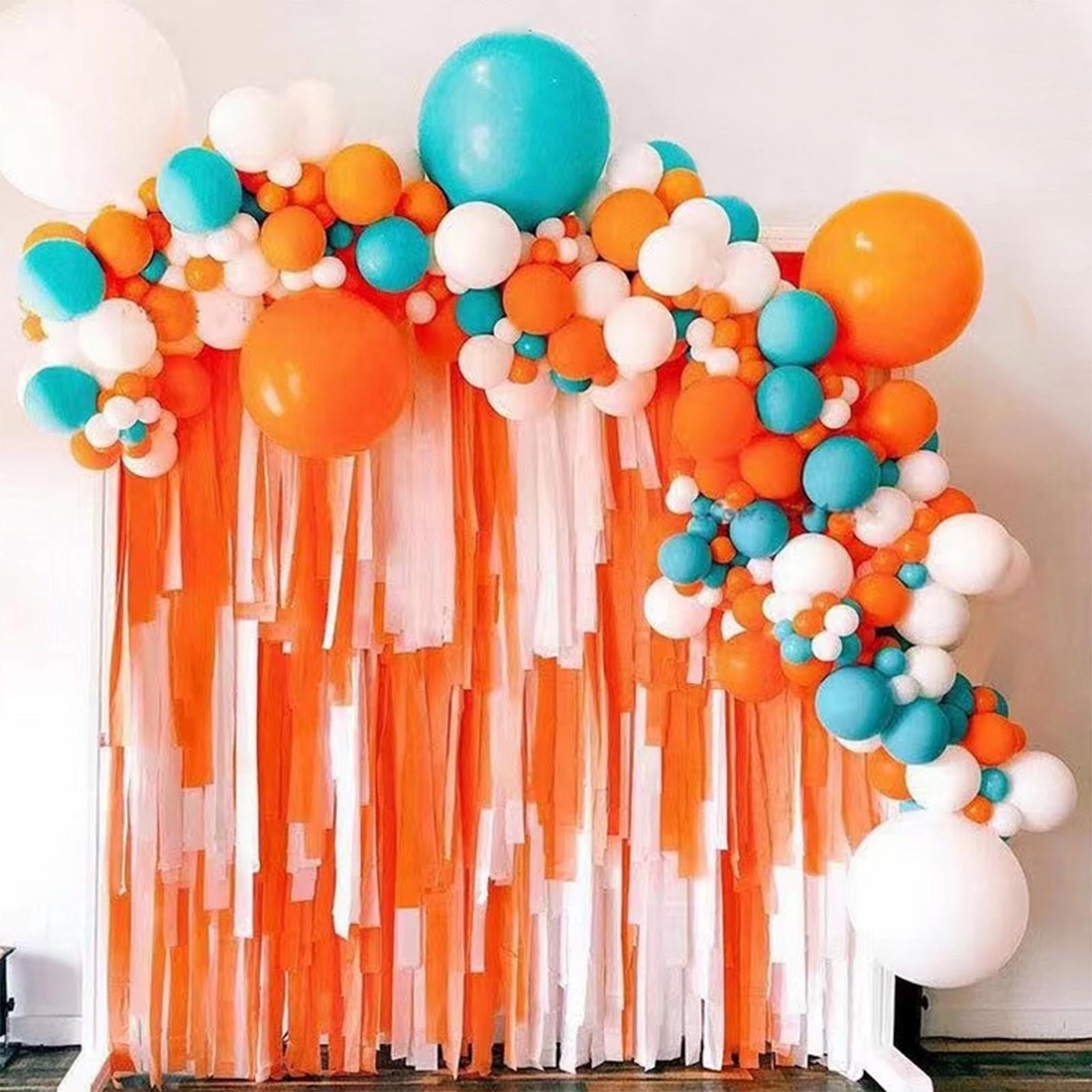 Neon Crepe Paper Streamers – Glowing Wrinkled Paper Roll for Weddings ...