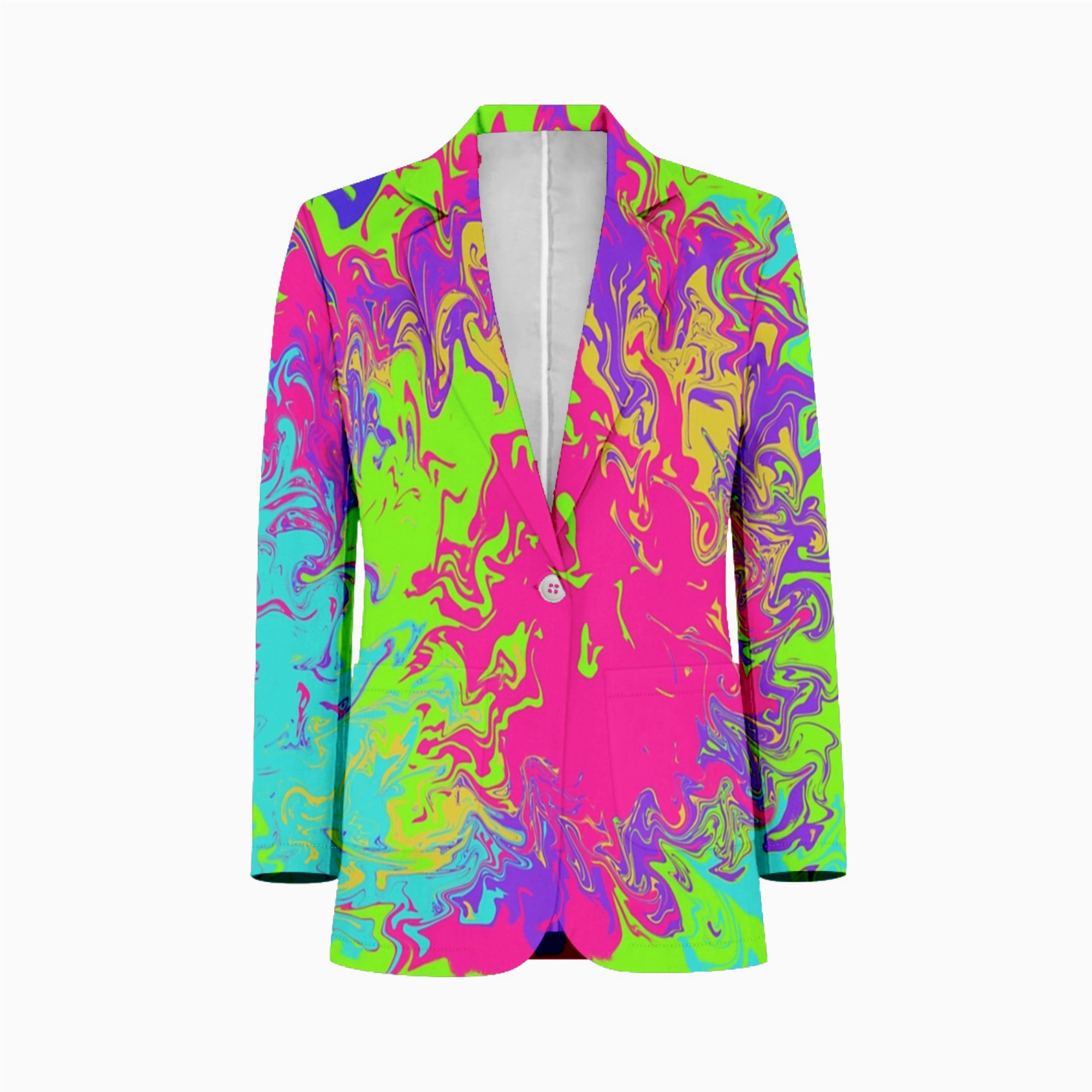 Neon Customized Men's Suits full man Shawl Collar Gentleman Suits for ...