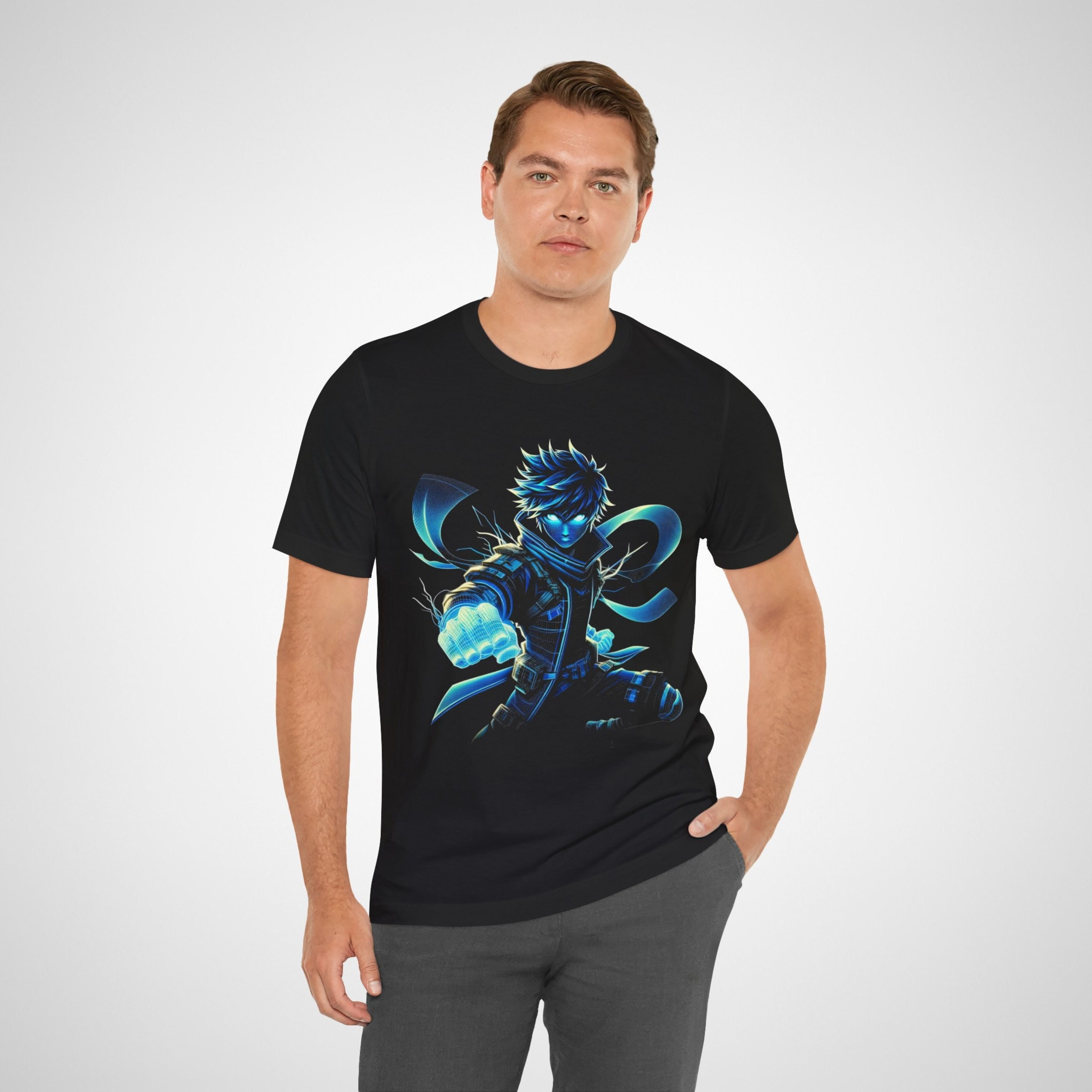 Neon Cyber Ninja Tee | Techwear Gaming Culture Apparel Anime Aesthetic ...