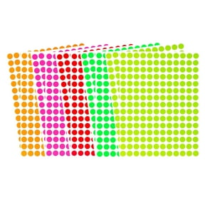 Royal Green 7.5CM (3 Inch) Color-Coding Self Adhesive Labels Round Dot ...