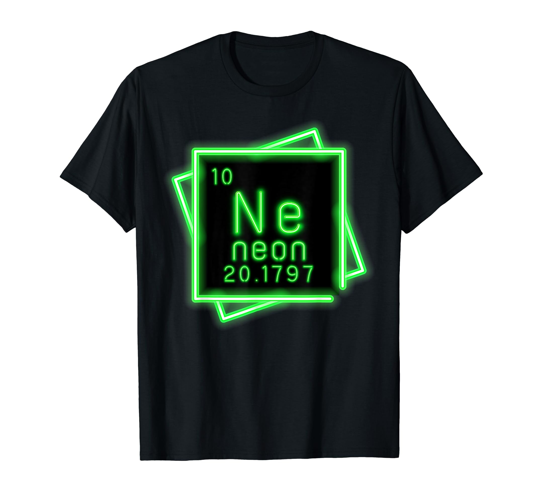 Neon Element Chemistry Periodic Table Science Nerd Kids Boys T-Shirt ...