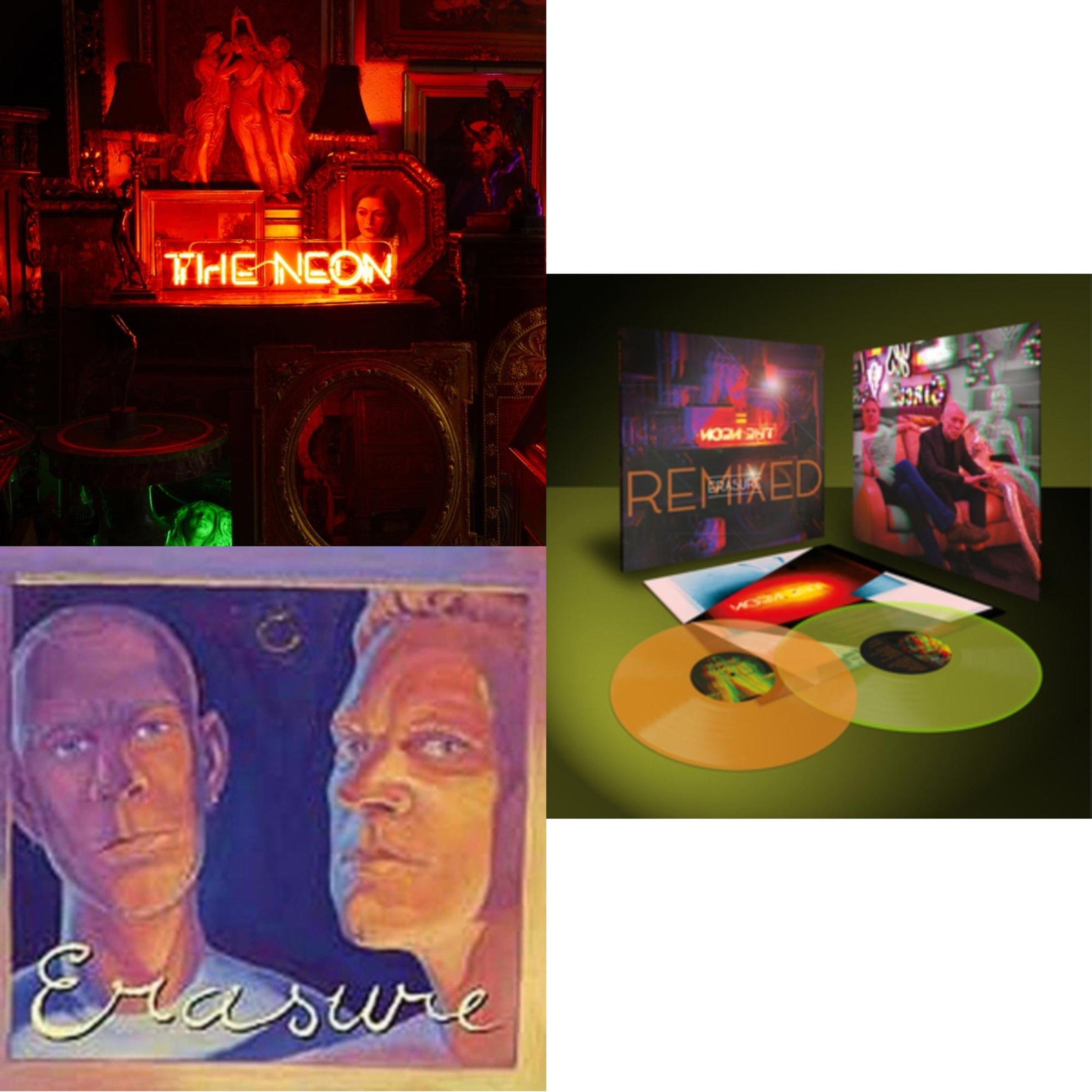 Neon & Erasure (180G) & Neon Remixed (2LP/Limited/Amber & Yellow Vinyl ...