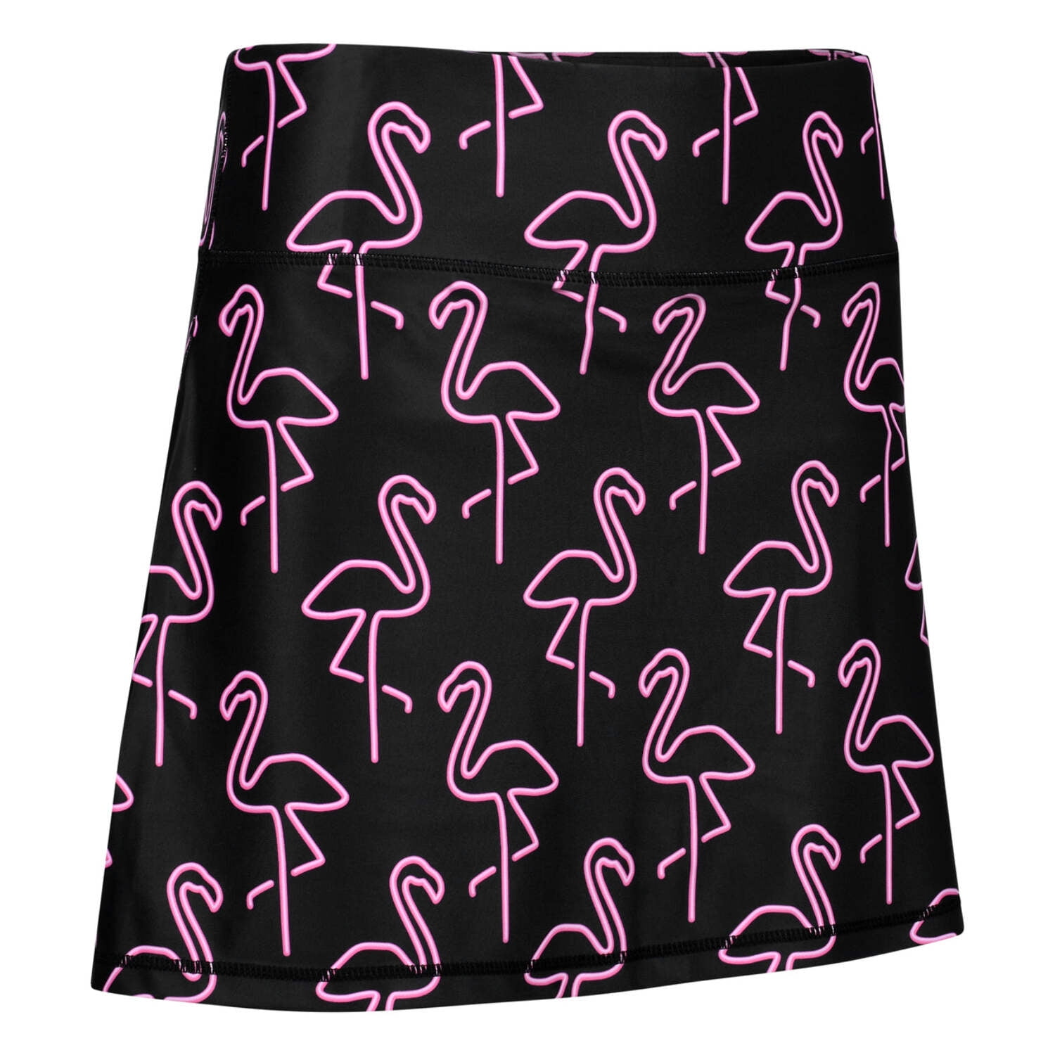 Neon Flamingos Ladies Active SKORT by ReadyGOLF - Walmart.com