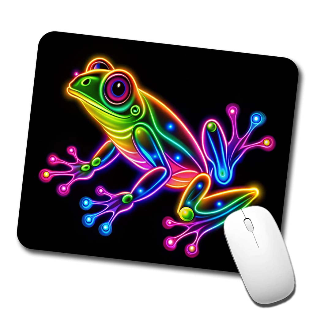 Neon Frog Mouse Pad Low Profile Gaming Mat - Walmart.com