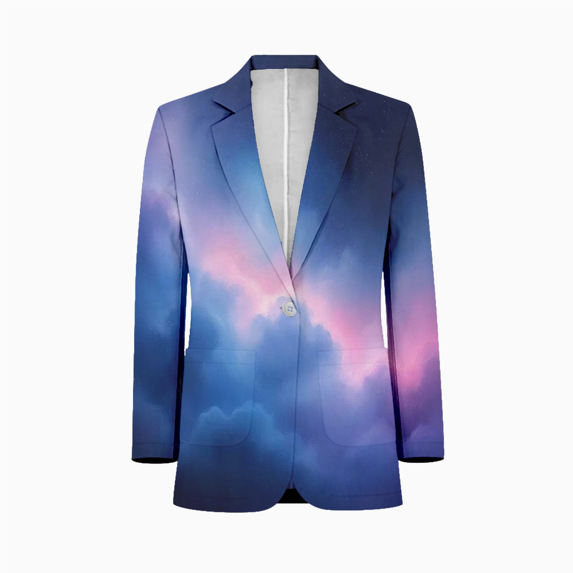 Neon Galaxy Nebula Universe Starlight Customized Men's Suits full man ...