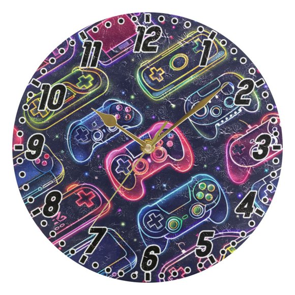 Neon Wall Clocks