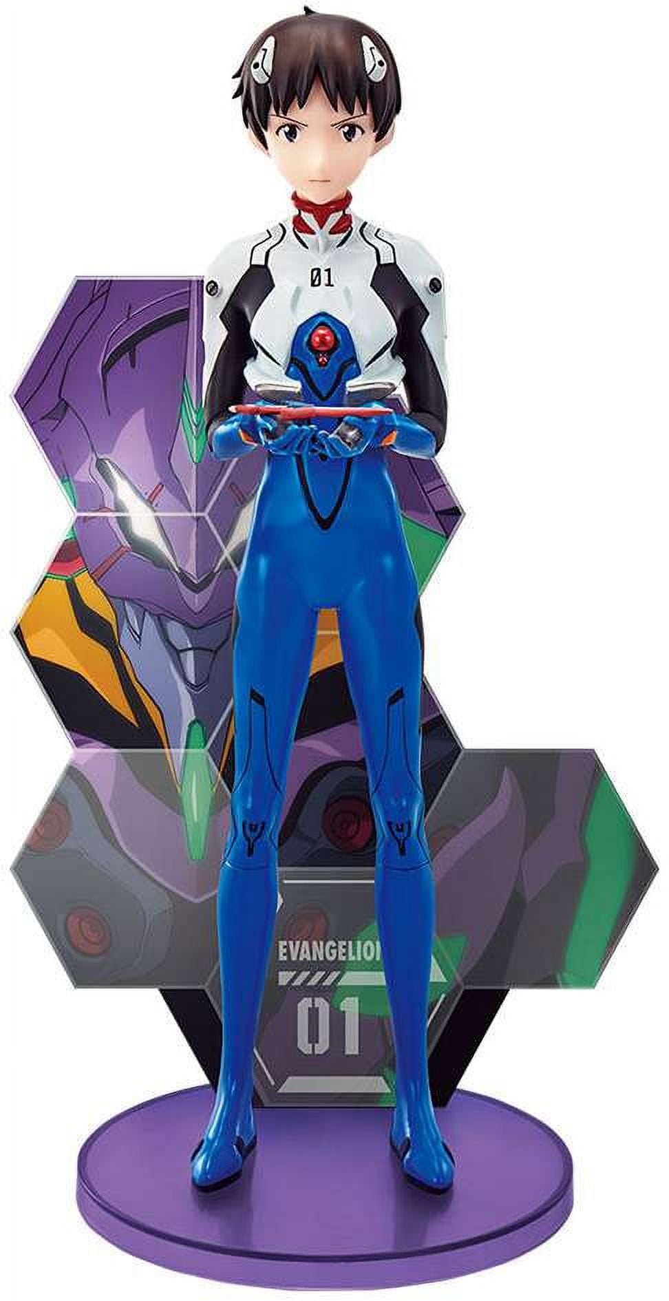 Neon Genesis Evangelion Evangelion - EVA Pilots Assemble Shinji Ikari Collectible PVC Statue ...