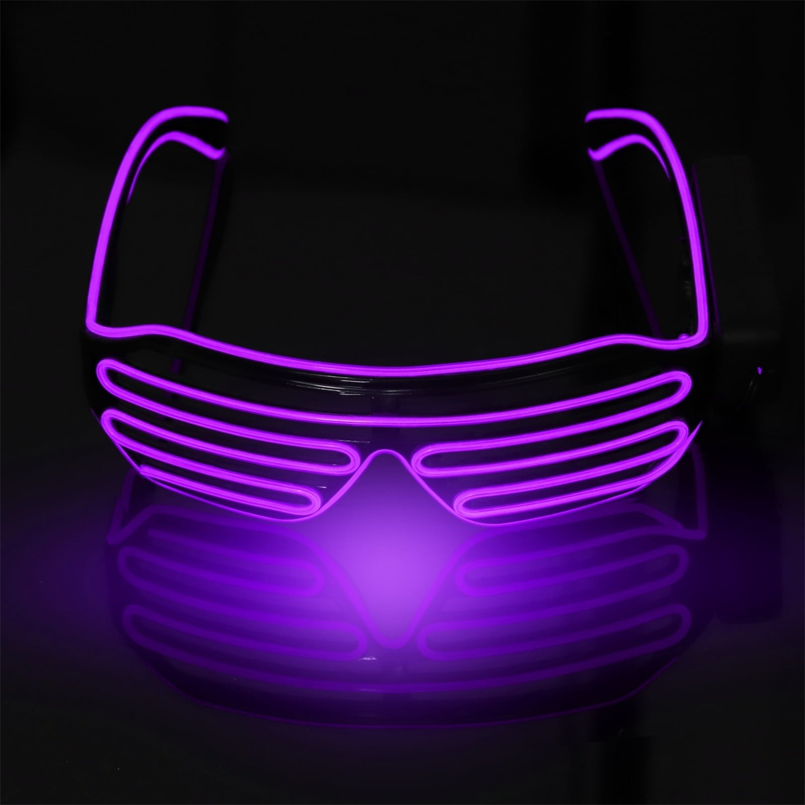 Neon Glasses LED Costumes EDM Glow LED Sunglasses Up Light For Party ...