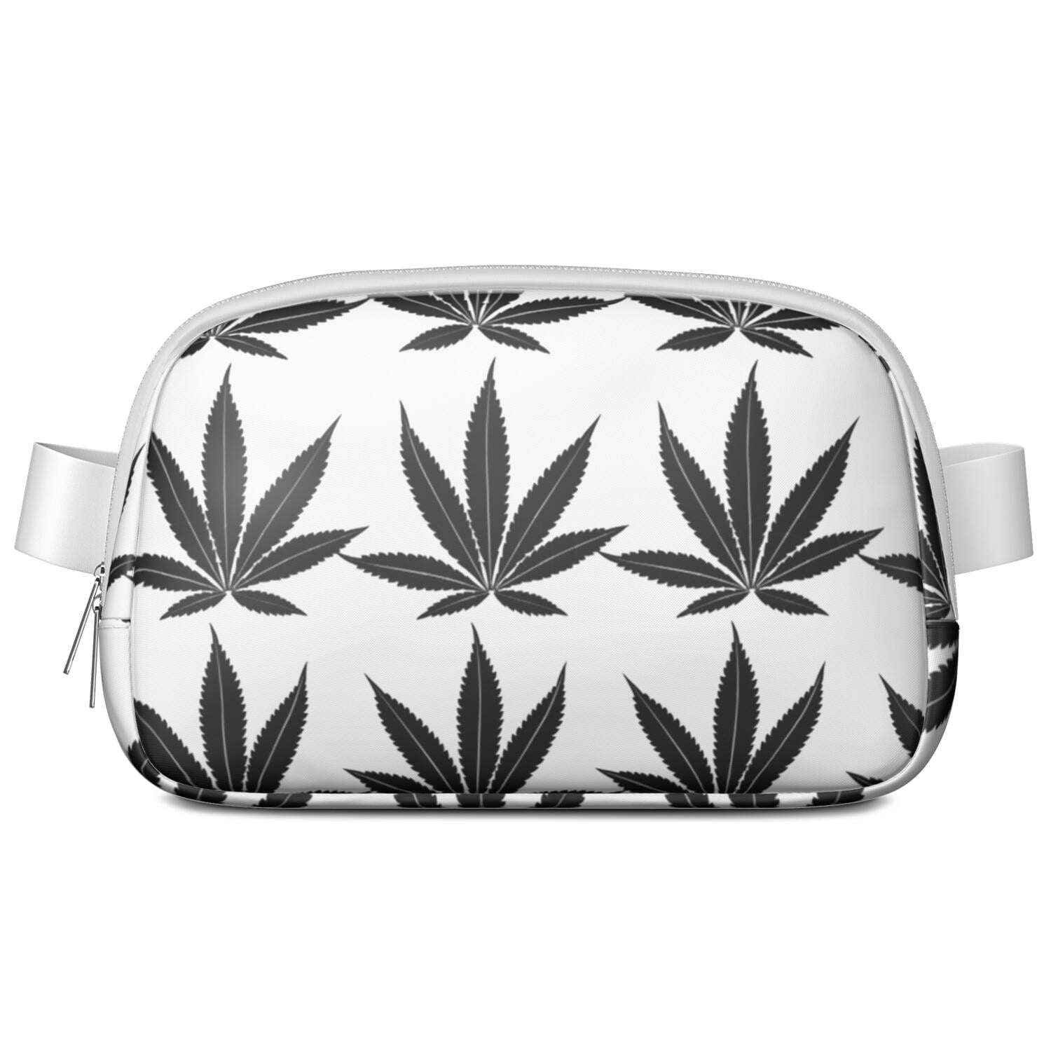 Neon Glow Marijuana Leaf Sling Bag – Trippy Weed Fanny Pack for Women ...