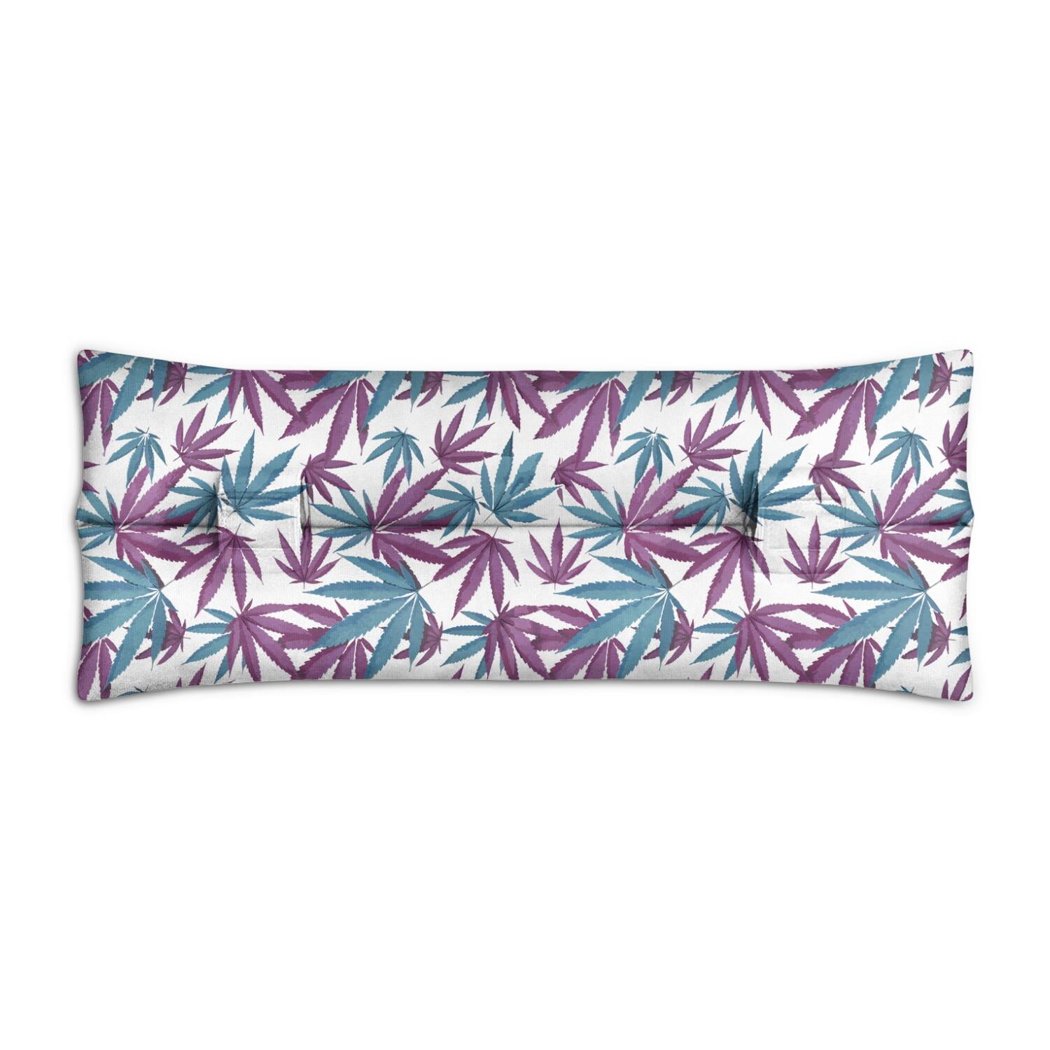 Neon Glow in the Dark Weed Pillow Vibrant Marijuana Leaf Design for ...