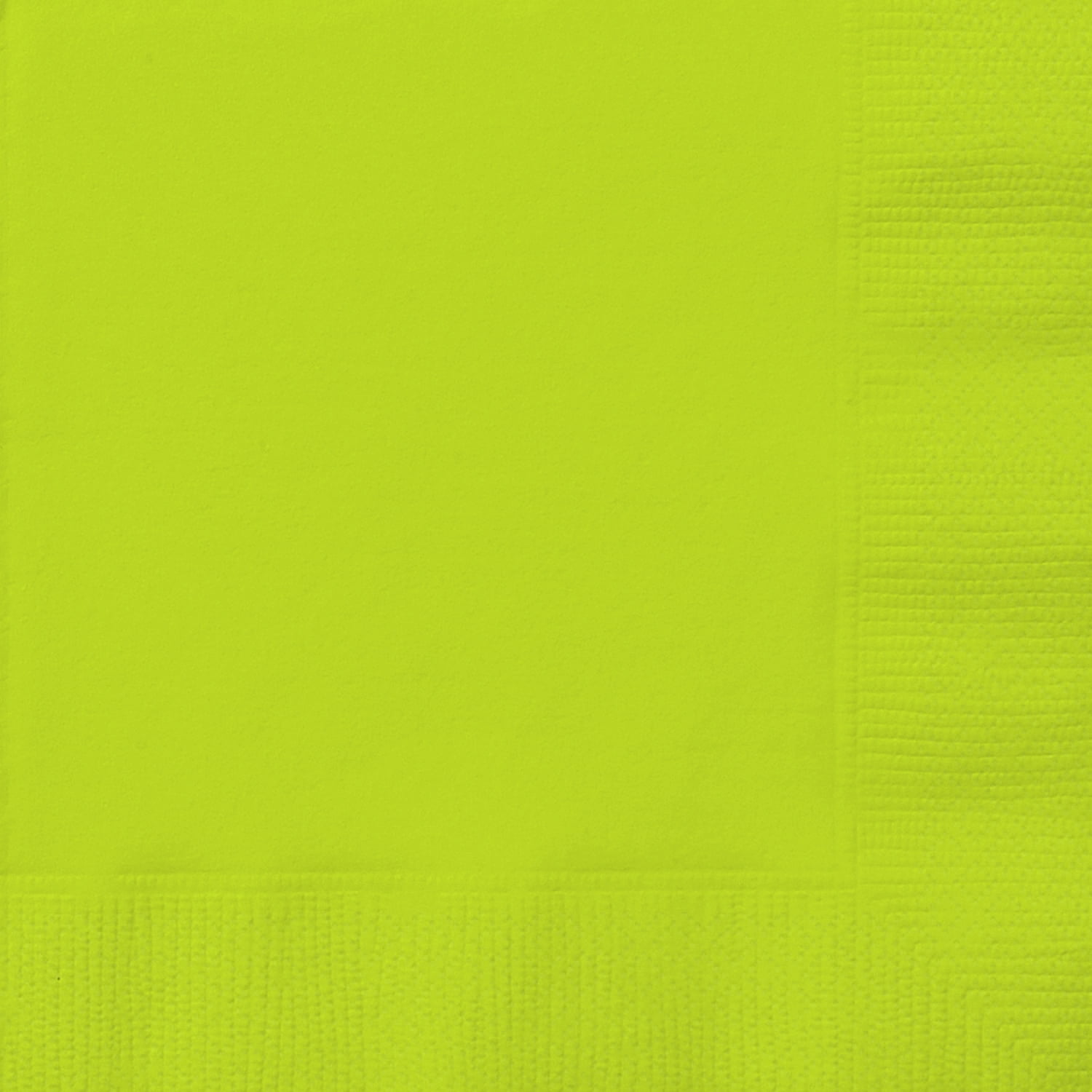 Neon Green Beverage Napkins, 30 Count - Walmart.com