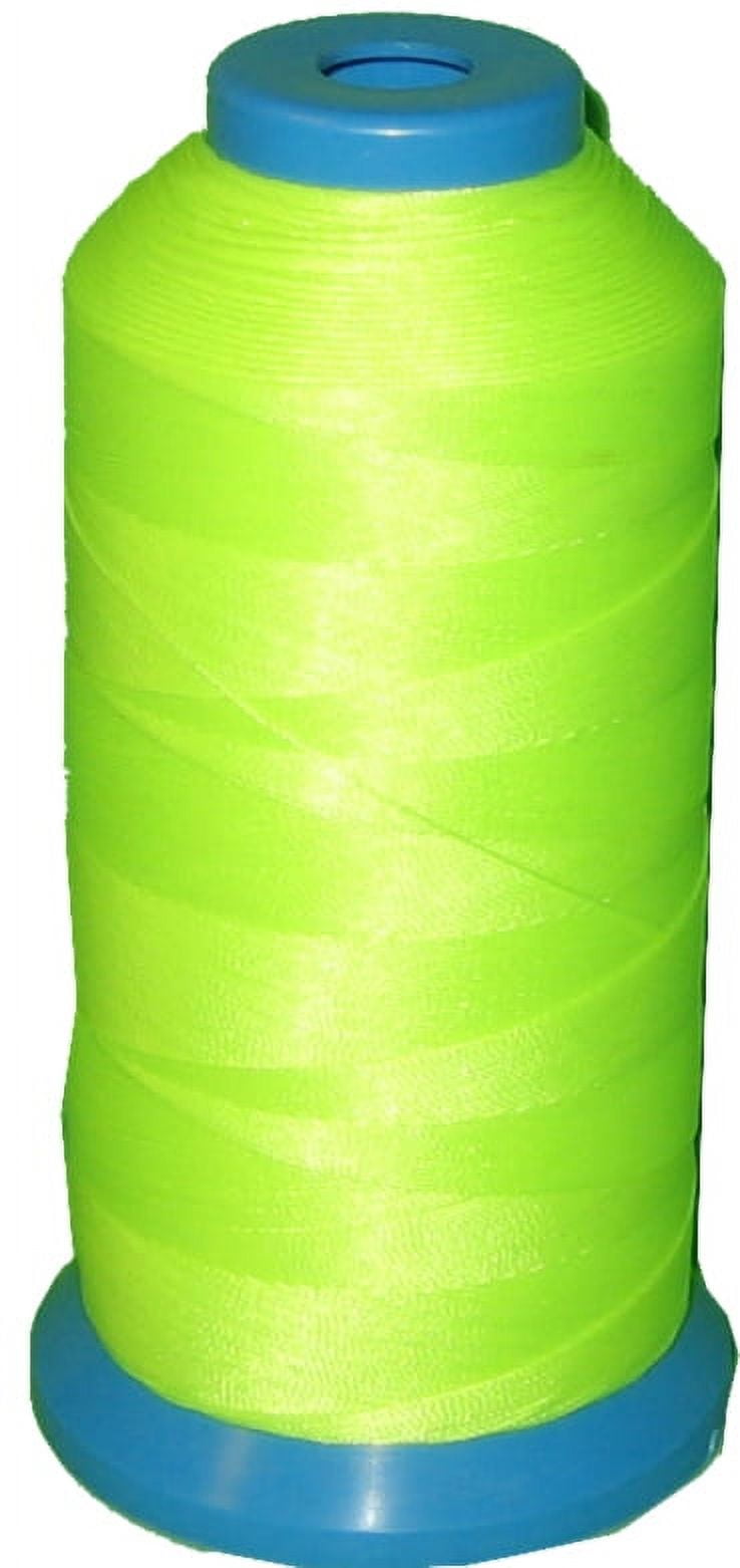 Neon Green Bonded Nylon Sewing Thread T70 #69 1500 Yard for Outdoor ...