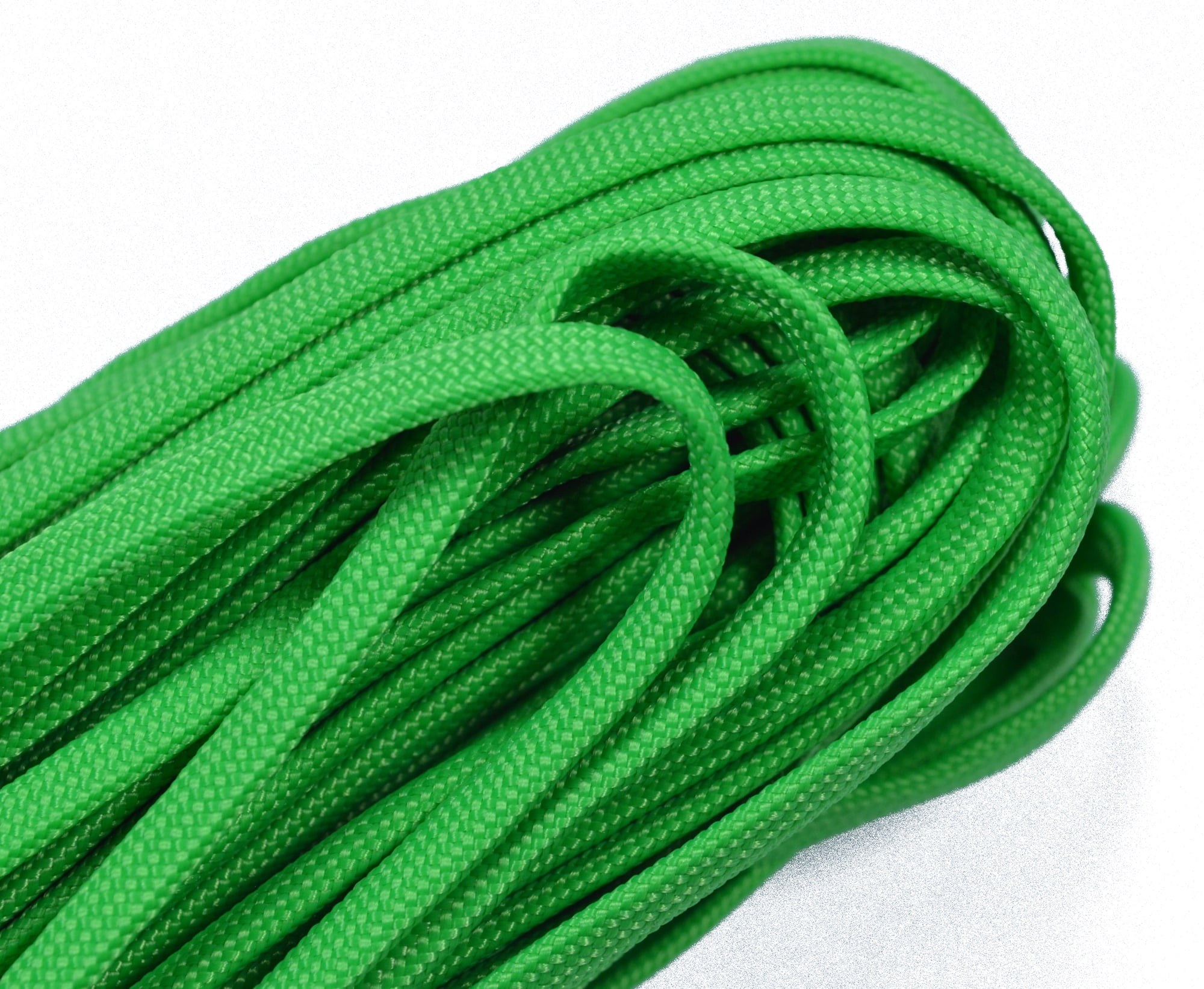 Neon Green Coreless / Flat 550 Paracord - 100 Foot Bundle - Walmart.com