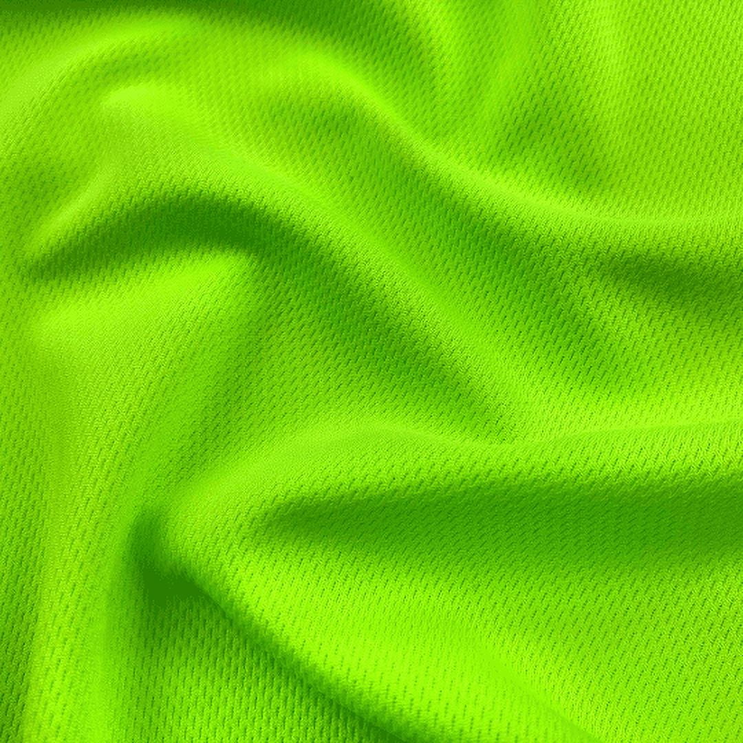 Neon Green DriCloth Microfiber Jersey Fabric Athletic Polyester Spandex ...