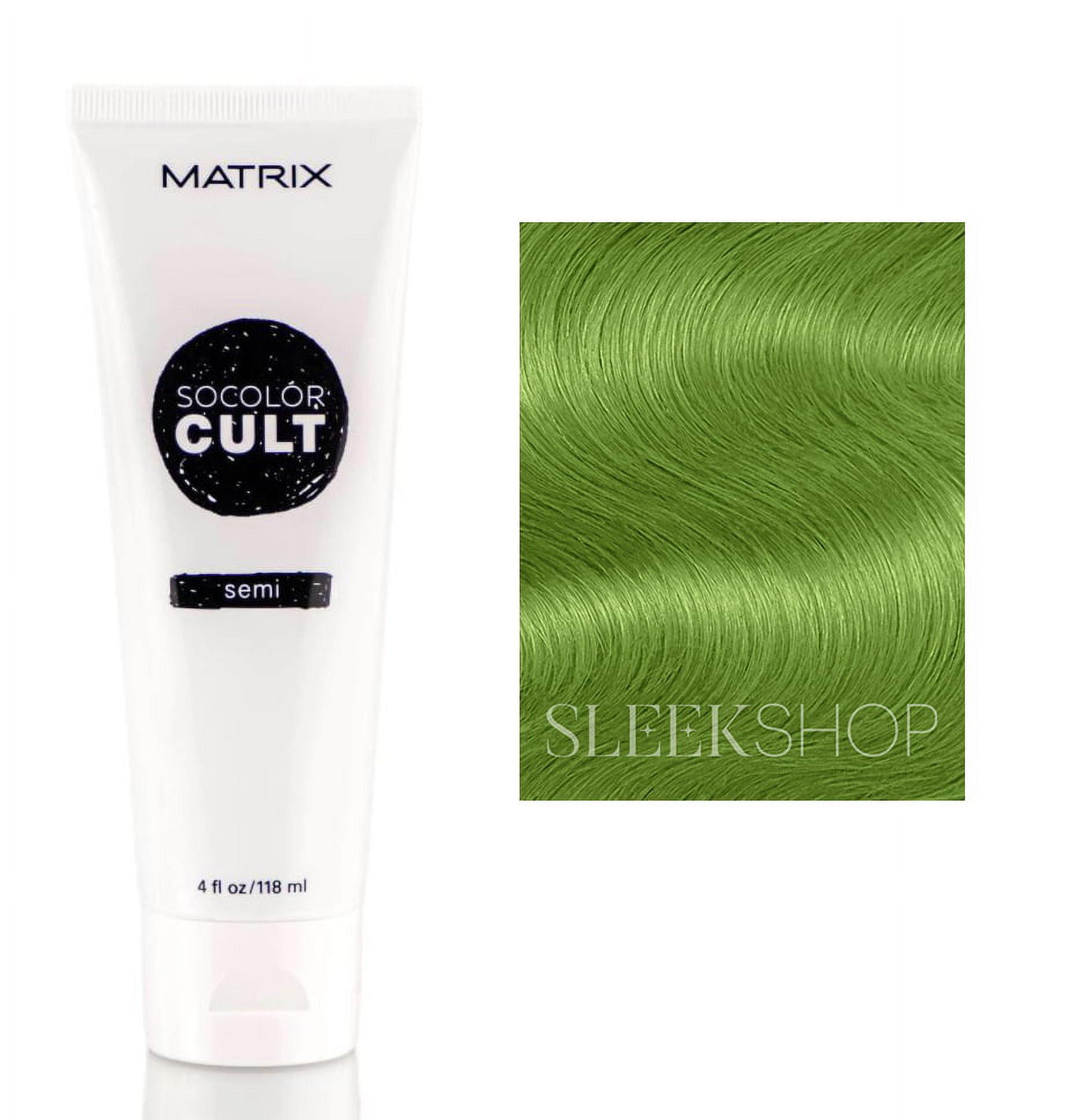 Neon Green , Matrix SOColor Cult Semi-Permanent Vibrant Haircolor hair ...