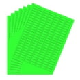 Neon Green Sticker Label Sheets Bulk Printable Paper Labels 1 inch x 0. ...